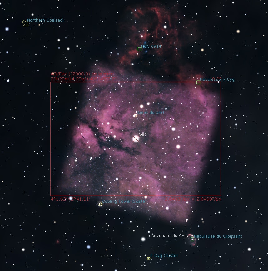 IC 1318 – Nébuleuse du Papillon – Photon Millenium