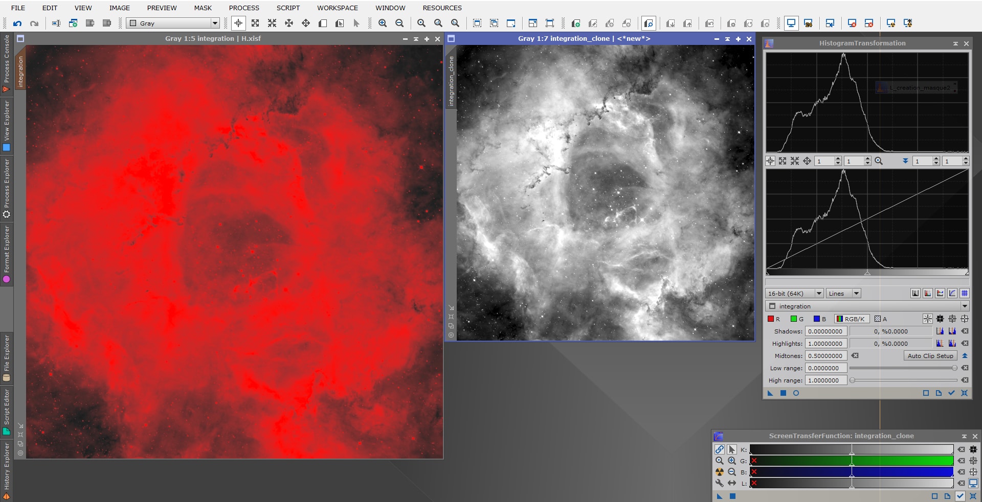 Traitement simple d’une image monochrome avec Pixinsight (Pix) – Photon ...